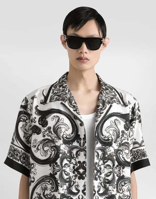 Dolce & Gabbana Majolica-print Silk Twill Hawaii Shirt - Multicolor