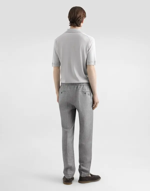 Dolce & Gabbana Satin Silk Polo Shirt - Grey