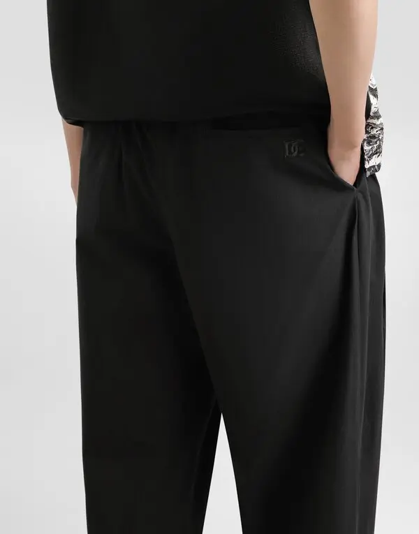 Dolce & Gabbana Cotton Poplin Trousers