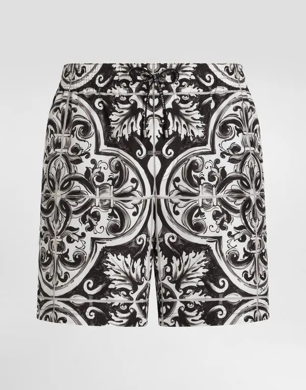 Dolce & Gabbana Majolica Print Medium Boxer Shorts - Multicolor