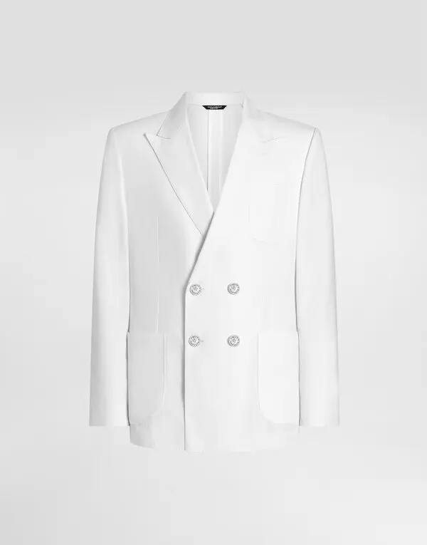 Dolce & Gabbana Portofino Double-breasted Linen Jacket