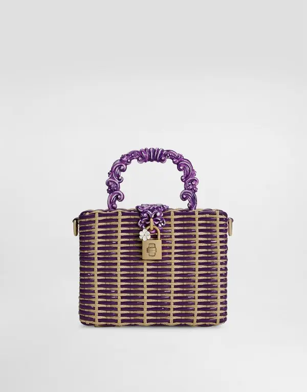 Dolce & Gabbana Woven Dolce Box Handbag
