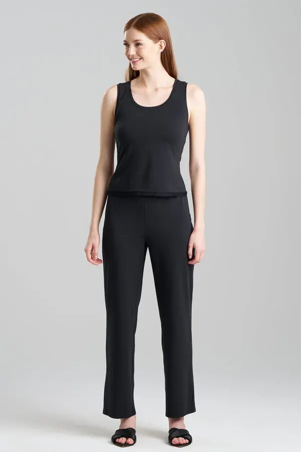Natori Cotton Modal Tank Pj - Black