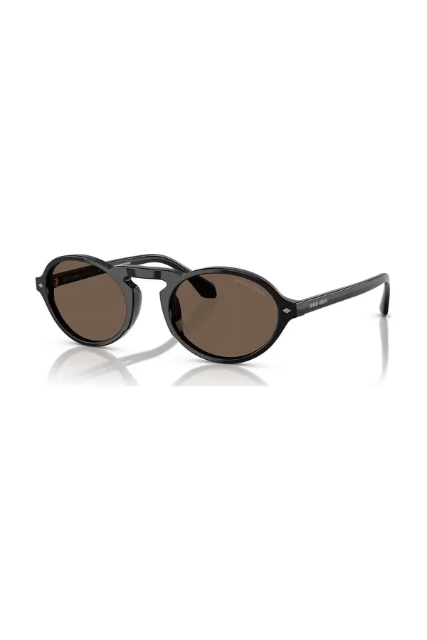 Giorgio Armani Sunglasses Oval Frame - Brown