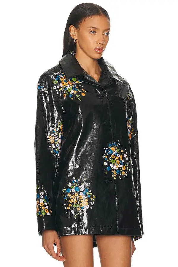 JIL SANDER Floral Linen Jacket