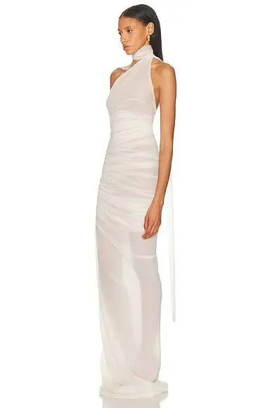 LUDOVIC DE SAINT SERNIN Halter Dress