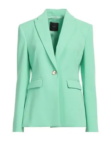 Pinko Single-breasted Crepe Blazer - Green