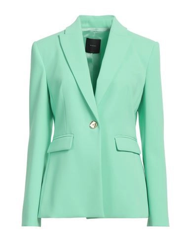 Pinko Crepe Single-breasted Blazer - Green
