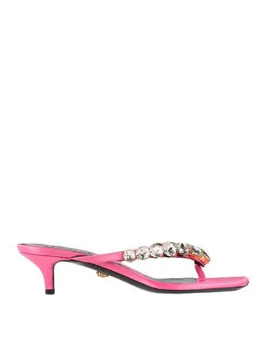 Versace Embellished Thong Sandals