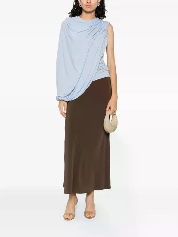 MANURI Draped Blouse