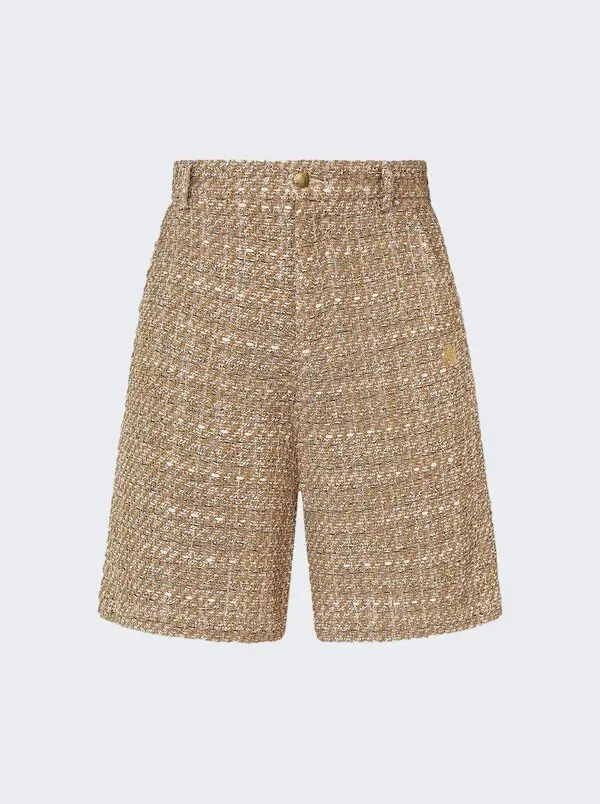 Amiri Boucle Short - Camel