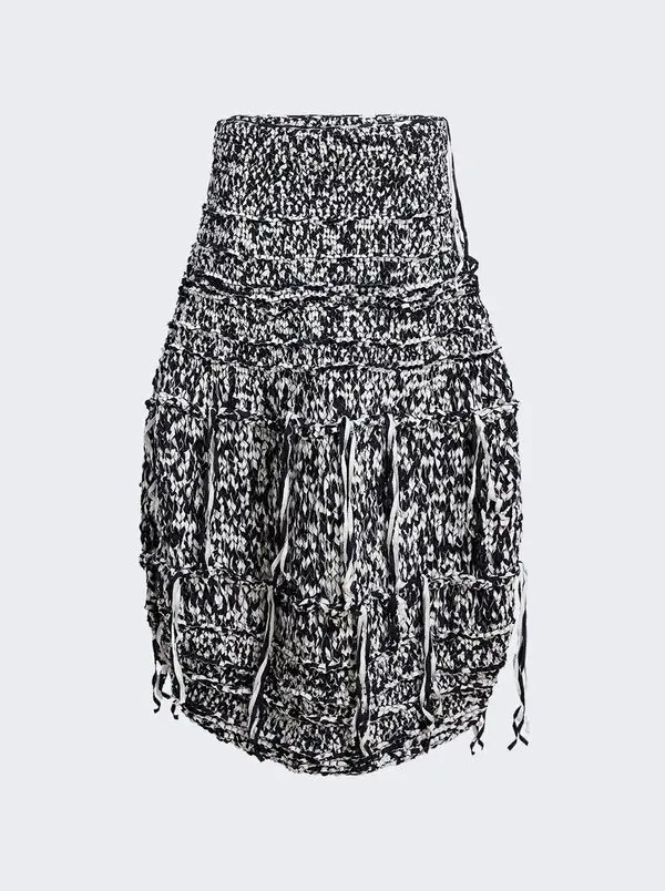Khaite Inna Knit Skirt - Blue