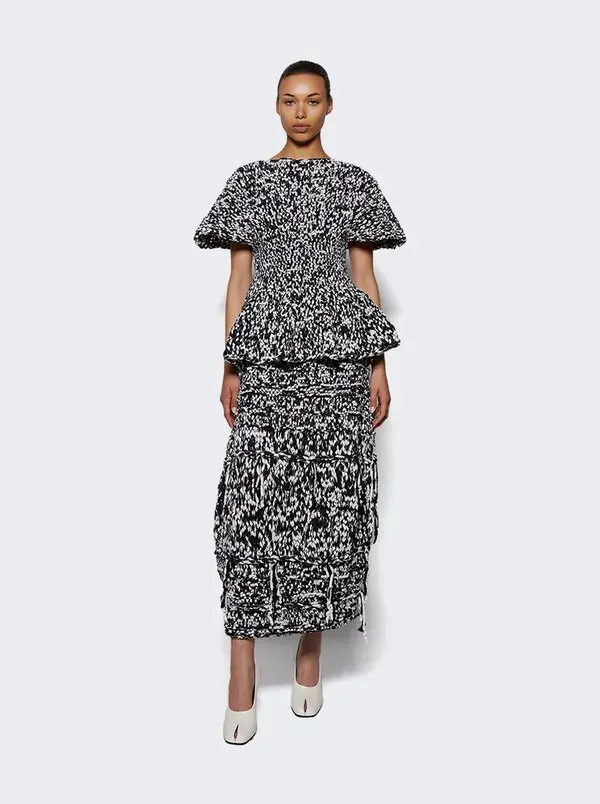 Khaite Inna Knit Skirt