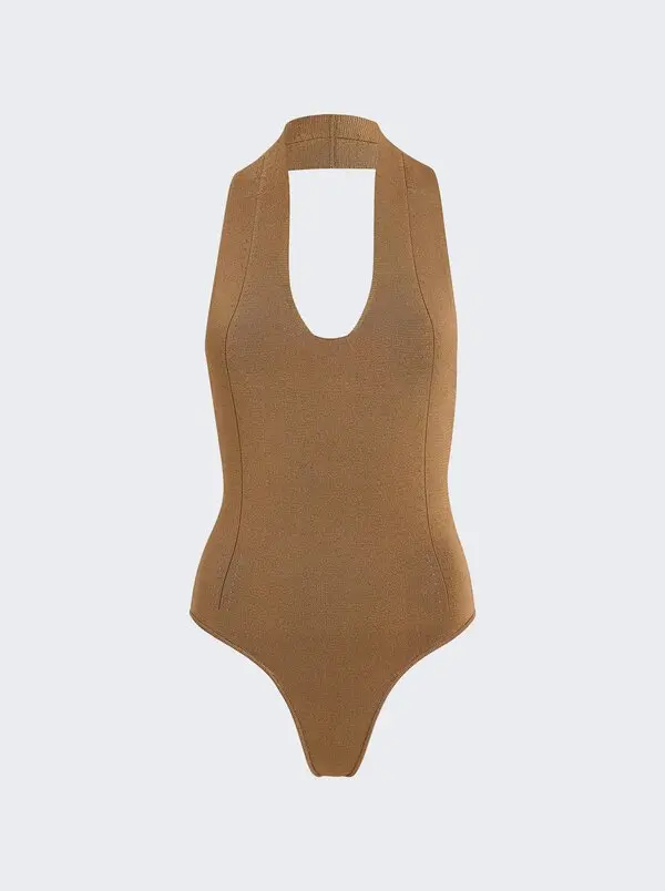 Khaite Toto Bodysuit - Beige
