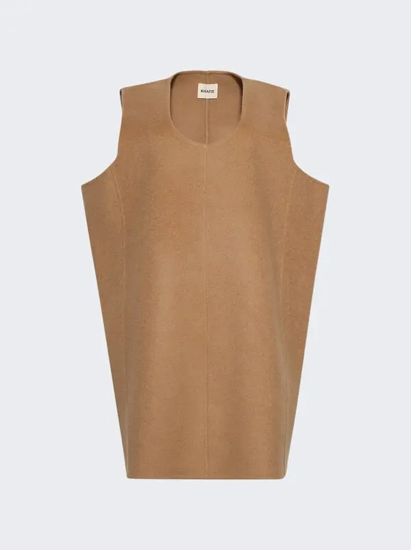 Khaite Nyona Mini Dress - Camel