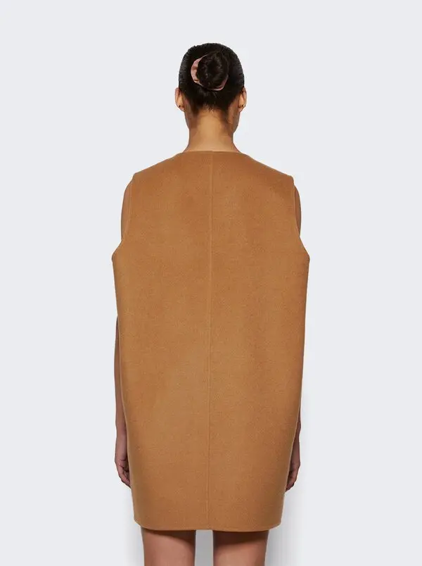 Khaite Nyona Mini Dress - Camel