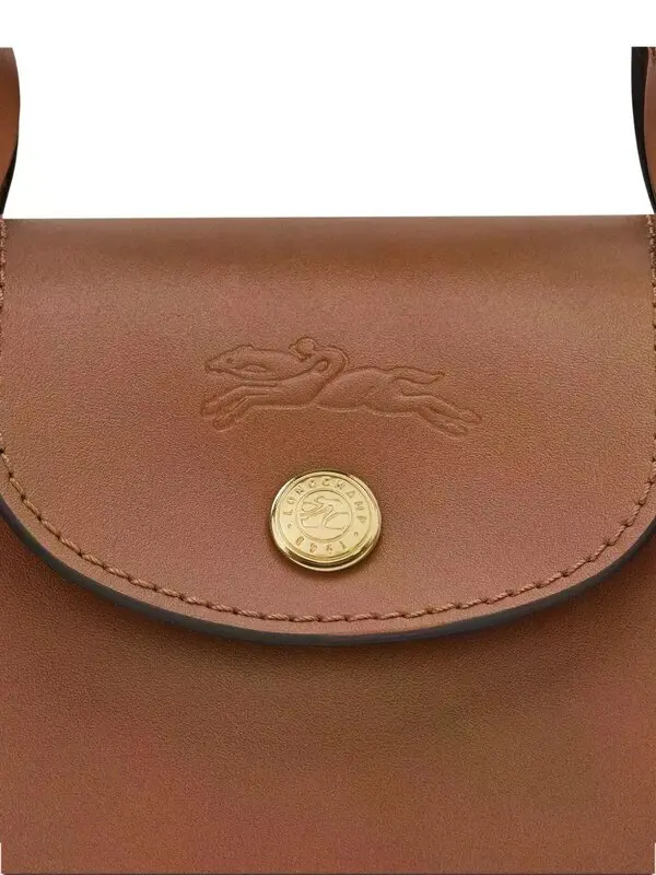 Longchamp Pure Leather Mini Bag - Brown