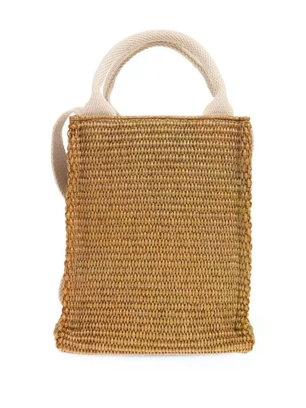 Marni Woven Raffia Tote Bag