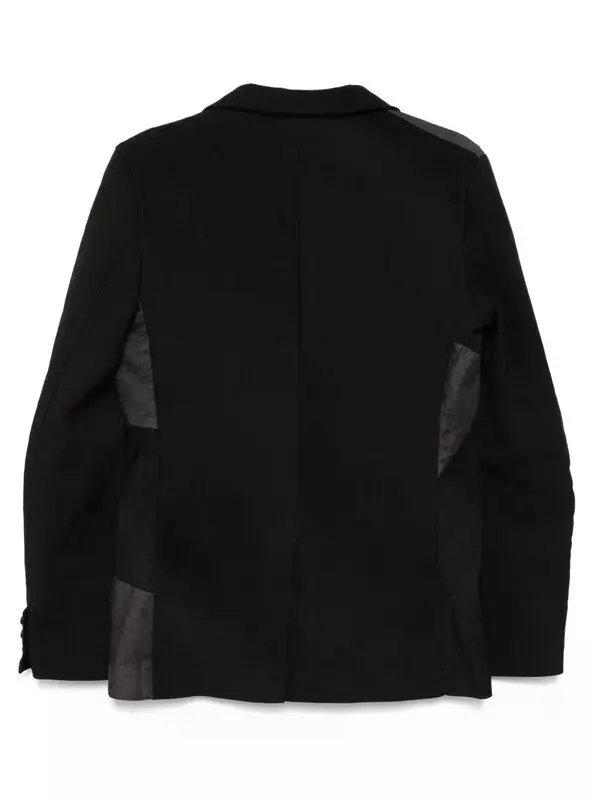 BLACK COMME DES GARÇONS Patchwork Pinstripe Blazer