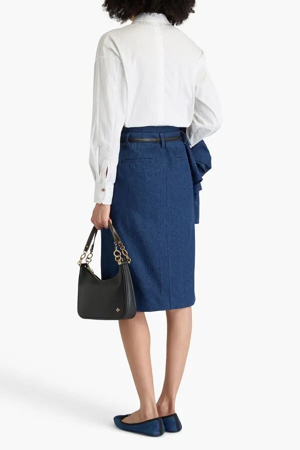 Vince Denim Pencil Skirt