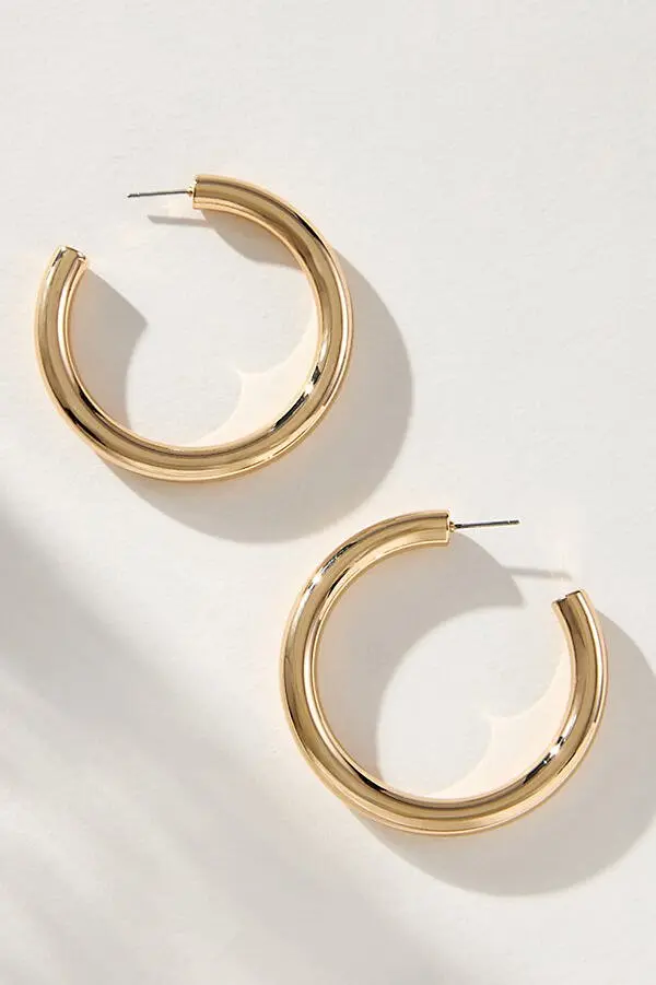 Ettika Hoop Earrings - Gold