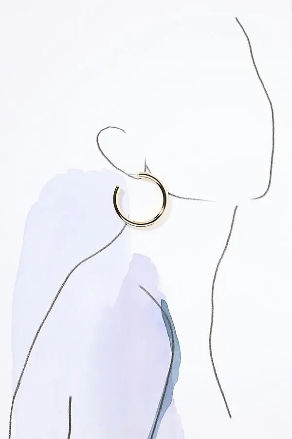 Ettika Hoop Earrings - Gold