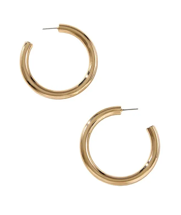 Ettika Hoop Earrings - Gold