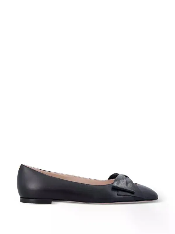 Valentino Garavani Bow Detail Ballerinas - Black
