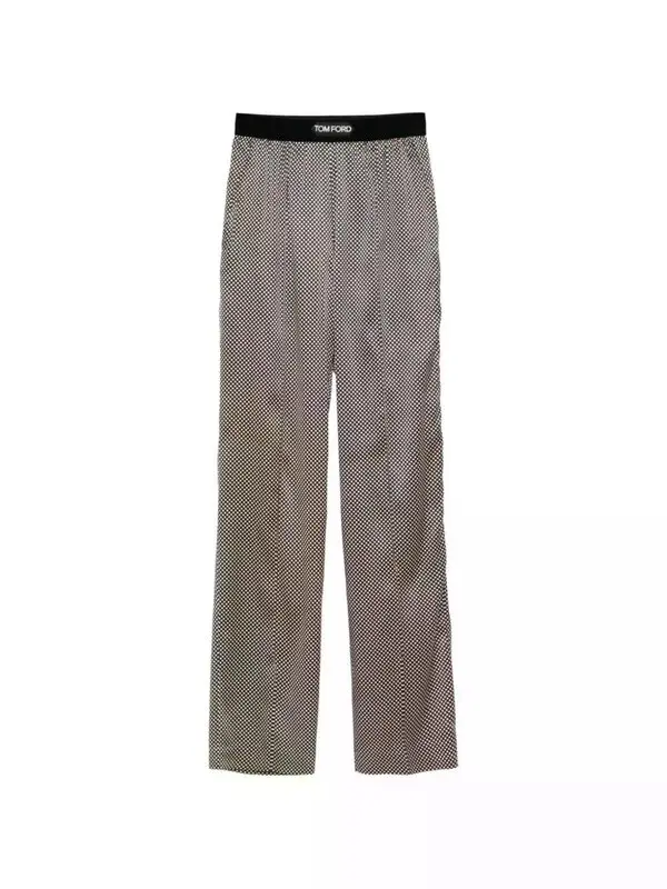 TOM FORD Polka Dot Pajama Pants - Neutrals