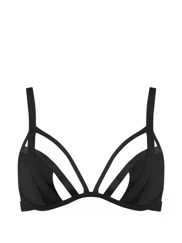 MAISON CLOSE Fatale Balconette Bikini Top - Black