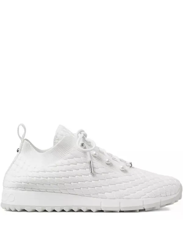 JIMMY CHOO Veles Sneakers - White