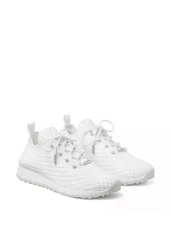 JIMMY CHOO Veles Sneakers - White