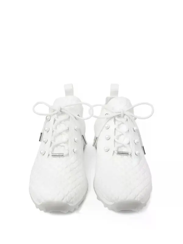 JIMMY CHOO Veles Sneakers - White