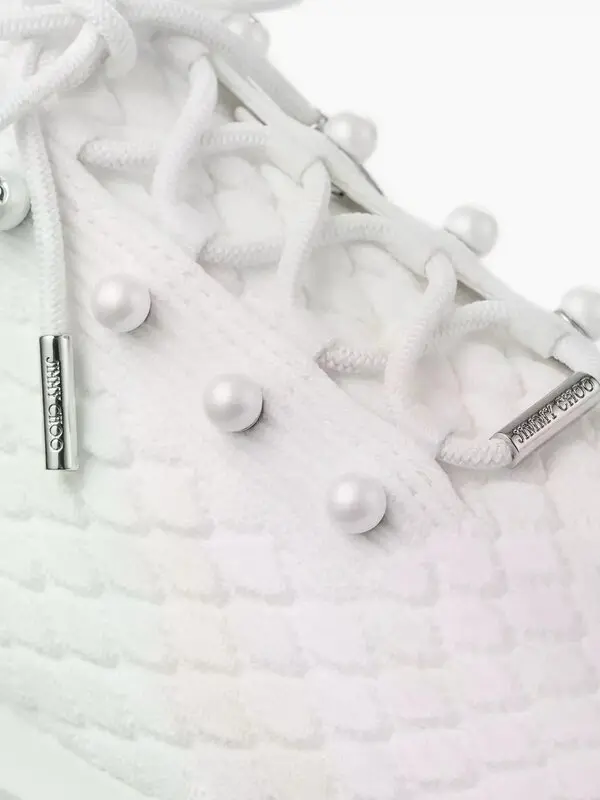JIMMY CHOO Veles Sneakers - White