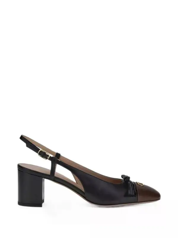 Valentino Garavani Kidskin Slingback Pumps - Black