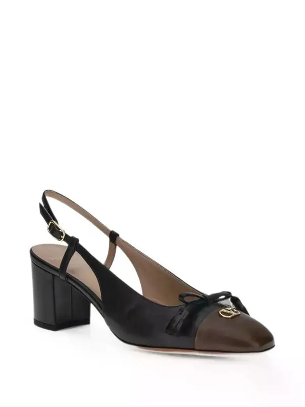 Valentino Garavani Kidskin Slingback Pumps - Black