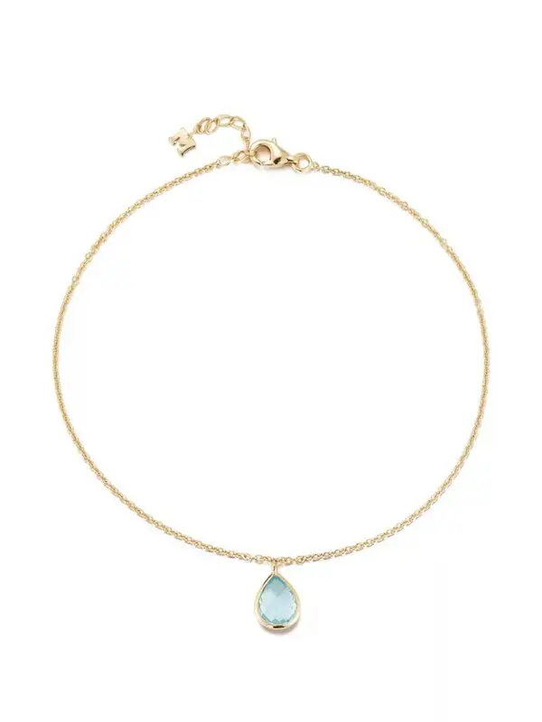 Mateo 14k Yellow Topaz Anklet - Gold