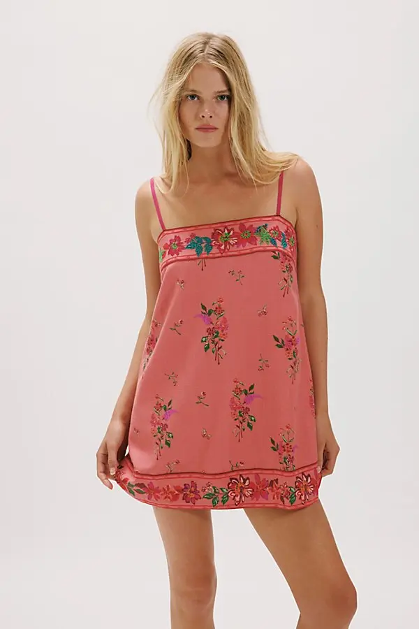 BALI Mini Dress - Blush Combo