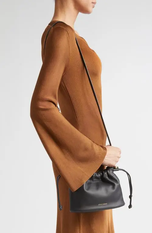 Strathberry Drawstring Leather Crossbody Bag
