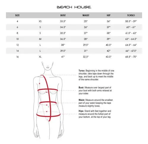 BEACH HOUSE SWIM Hayden Side Tie Bikini Bottom