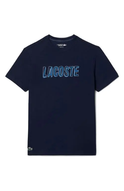 Lacoste Logo Regular Fit Performance Graphic T-shirt