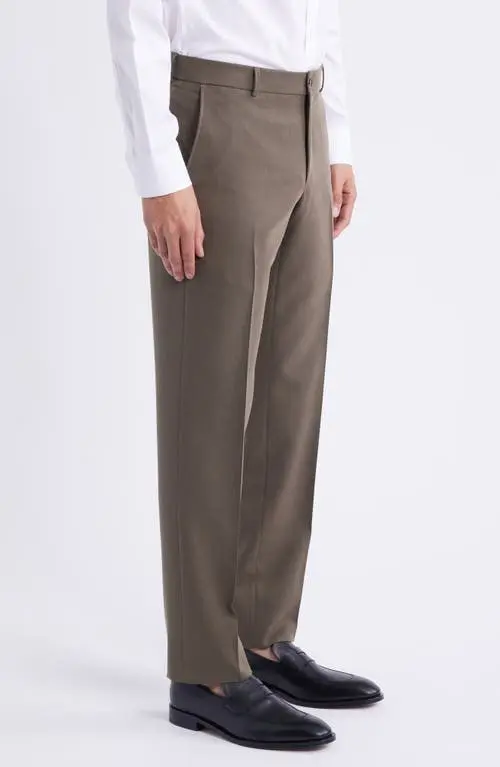 Berle Straight Leg Trousers - Mushroom