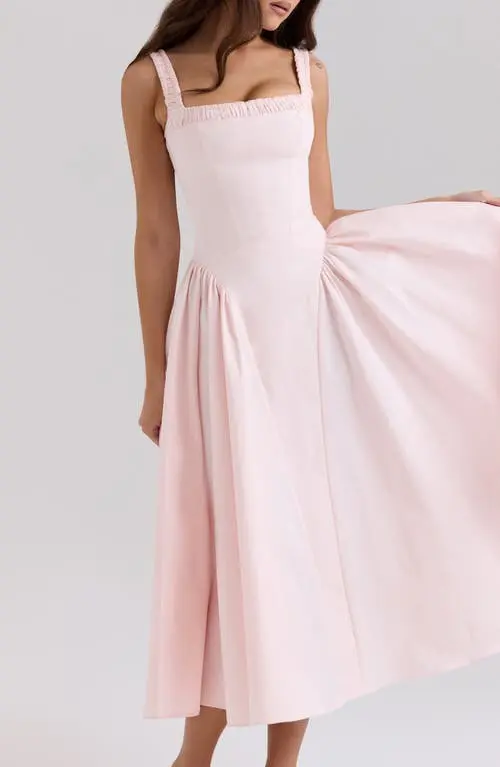 blue and cream striped dress Women's Navy Midi Dress- Classic Thin Striped Dress- TCEC Striped Large short sleeves Lainey Ribbed Cotton Mini grace gown Color:Peony pink