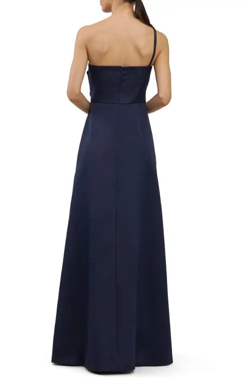 KAY UNGER Jillian One-shoulder Gown