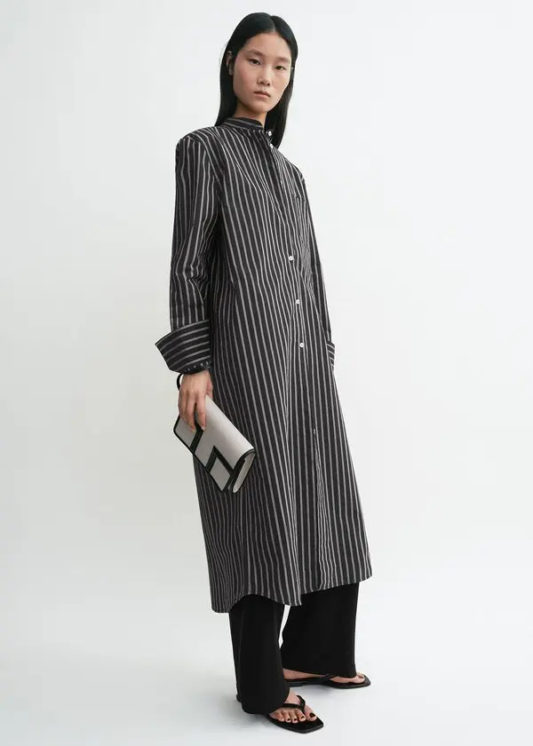 TOTEME Striped Tunic - Black