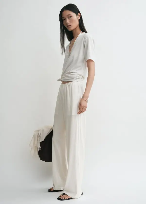 TOTEME Cotton Silk Pj Bottoms