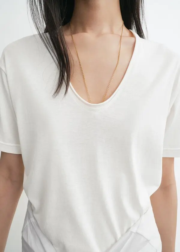 TOTEME Cotton Silk Tee