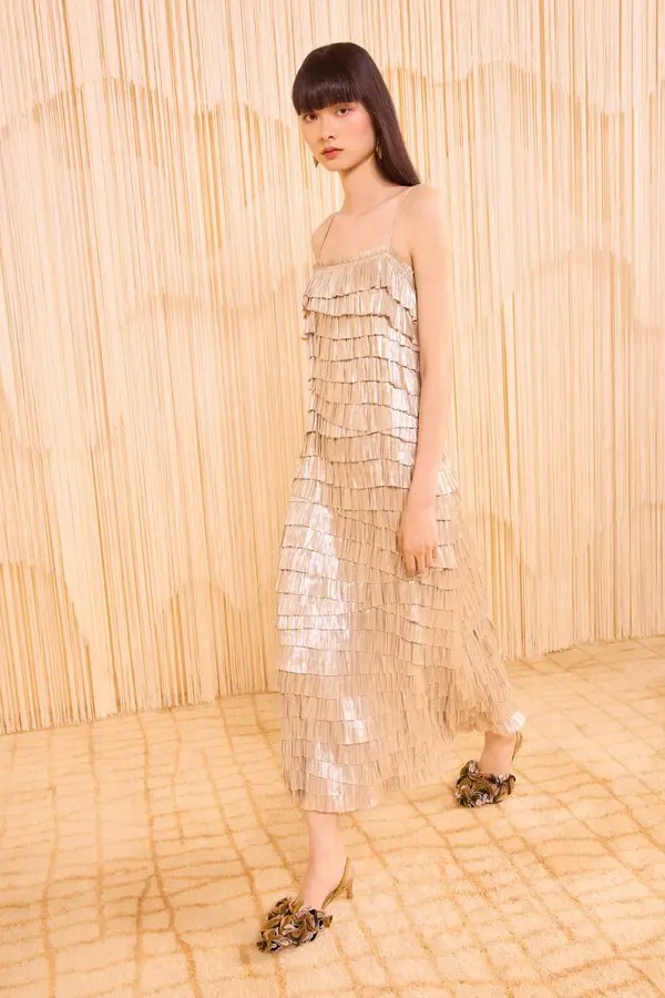 Ulla Johnson Samara Midi Dress In Opal - 70% Off | Editorialist