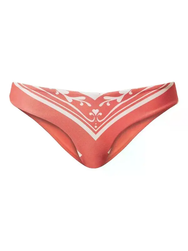 TWINSET Abstract-print Bikini Bottom - Pink