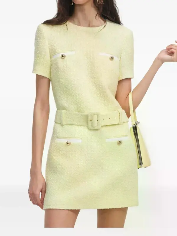 SELF-PORTRAIT Bouclé Dress